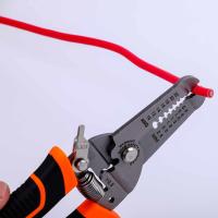 China 17.5cm Wire Strippers HRC52 Small Wire Stripping Tool Industrial Grade for sale