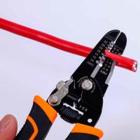 China 175mm 65Mn Scrap Wire Stripper Cable Wire Stripper Crimper 105g for sale