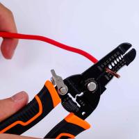 China 175mm 65Mn Scrap Wire Stripper Cable Wire Stripper Crimper 105g for sale