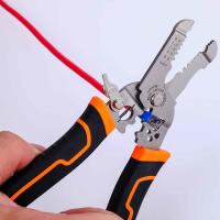 China 0.5mm ~ 2.6mm Round Cable Stripper 118.1g Wire Insulation Stripping Tool for sale