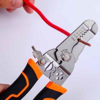 China 0.5mm ~ 2.6mm Round Cable Stripper 118.1g Wire Insulation Stripping Tool for sale