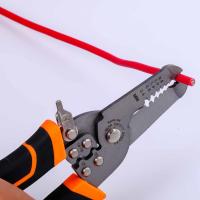 China Multi Function 134g Cable Striper Crimping Cutting ANSI Wire Stripping And Twisting Tool for sale