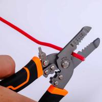China Multi Function 134g Cable Striper Crimping Cutting ANSI Wire Stripping And Twisting Tool for sale