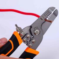 China Multi Function 134g Cable Striper Crimping Cutting ANSI Wire Stripping And Twisting Tool for sale
