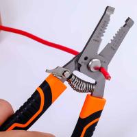 China Wire Strippers with Safety Locker and Soft Handle for Easy Cutting and Gripping for sale