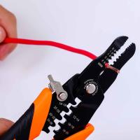 China Integrated 145g HRC52 Electrical Stripping Tool Wire Cutter And Stripping Tool for sale