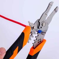 China Sanding Surface  4Cr13 146g Wire Strippers HRC52 Insulation Stripper for sale