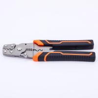 China Wire Strippers Wire Cutter Tip Wire Grip and Twist with Safety Locker and Soft Handle 0.6-1.3mm for sale