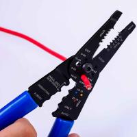 China Multi Tool Long Nose Wire Cutter, Wire Crimper, Stripper and Bolt Cutter Multi-Purpose Electrician Tool for sale