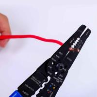 China Multi Tool Long Nose Wire Cutter, Wire Crimper, Stripper and Bolt Cutter Multi-Purpose Electrician Tool for sale