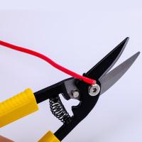 China Alloy Steel 205mm Cable Side Cutter Angled Shape  Industrial Wire Stripper for sale