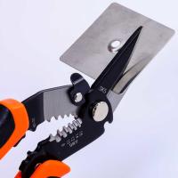 China Long Cuttings 270g Combination Shear Alloy Steel Compound Side Cutters for sale