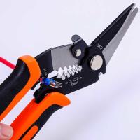 China Long Cuttings 270g Combination Shear Alloy Steel Compound Side Cutters for sale