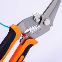 China 266g Long Cuttings Combination Shears Multifunctional Stainless Steel Wire Cutter for sale