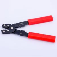 China 65Mn Soft Grip Handle Crimping Pliers  Wide Range Cable Crimping Tool HRC52 for sale