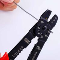 China 215mm MultiPurpose Cable Stripper Professional Wire Strippers with Safety Locker Multifunction stripper for sale