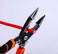China Innovative Wire Strippers HRC62 Cutting Blade 15mm Cable Capacity Fast Harden Wire Cutting Stripper Hand Tools for sale
