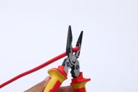 China C1055 60CrV Thin Long Nose Pliers 7in1 High Leverage Combination Pliers for sale