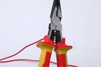 China Multi Function Long Nose Plier 63 HRC 1000V Long Reach Pliers for sale