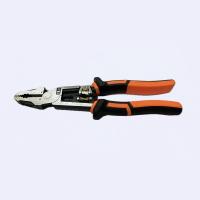 China Burnished 225mm 9inch Combination Plier Tool High Leverage Wire Terminal Crimping Tool for sale