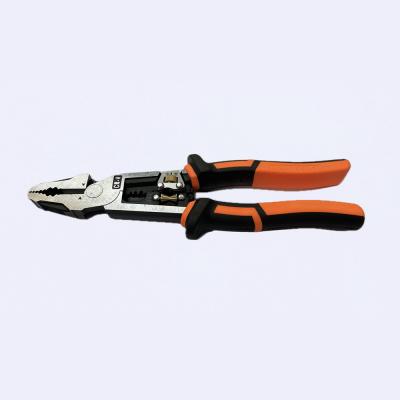 China Burnished 225mm 9inch Combination Plier Tool High Leverage Wire Terminal Crimping Tool for sale