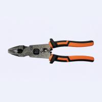 China Burnished 225mm 9inch Combination Plier Tool High Leverage Wire Terminal Crimping Tool for sale