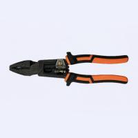 China Burnished 225mm 9inch Combination Plier Tool High Leverage Wire Terminal Crimping Tool for sale
