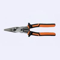 China Telflon Finished Long Nose Pliers Soft Handle Ergonomic  Extended Pliers for sale