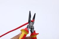 China 6 Inch VDE Insulated Long Nose Pliers 1000V for Electricians for sale