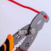 China 185mm 7-in-1 Wire Stripper Pliers for 10-22 AWG Cables for sale