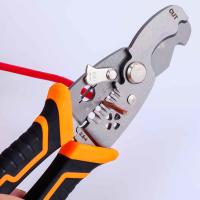 China 185mm 7-in-1 Wire Stripper Pliers for 10-22 AWG Cables for sale
