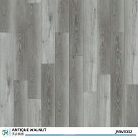 China PVC Self Adhesive Natural Walnut Wood Flooring Plank 4x36 Inches 2.0mm Thick for sale