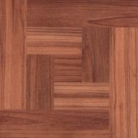 China Wood Puzzle Square PVC Self Adhesive Floor Tiles 12x12 Inch 1.5mm Thick for sale