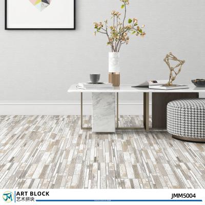 China PVC Self Adhesive Wood Look Flooring Tiles 6x36 Inch 2.0mm Thick Durable Plank for sale