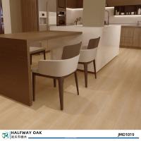 China Waterproof SPC Flooring 4mm Thick Oak Wood Plank for Bedroom Living Room Easy Click Installation for sale