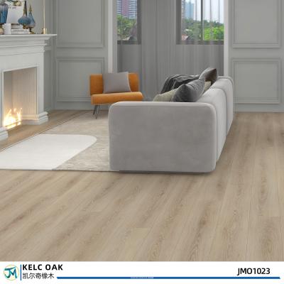 China 4mm 5mm SPC Oak Wood Flooring Plank 4 Seasons Grey Click Lock Vinyl for sale