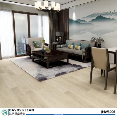 China PVC Self Adhesive Walnut Wood Flooring Plank 12x24 Inch 2.0mm Thick for Modern Interiors for sale