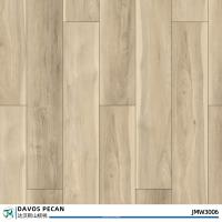 China PVC Self Adhesive Walnut Wood Flooring Plank 12x24 Inch 2.0mm Thick for Modern Interiors for sale