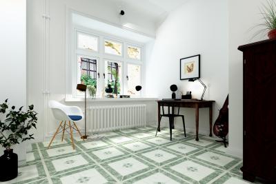 China PVC Self Adhesive Non Slip Marble Floor Tiles 12x12 Inch 2.0mm Thickness for sale