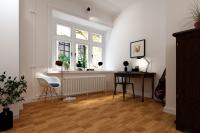 China PVC Self Adhesive Wood Puzzle Square Floor Tile Kitchen 12x12 Inch 2.0mm Thick for sale