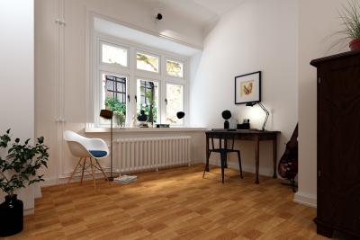 China PVC Self Adhesive Wood Puzzle Square Floor Tile Kitchen 12x12 Inch 2.0mm Thick for sale