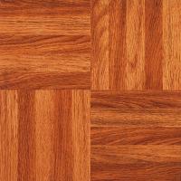 China PVC Self Adhesive Wood Puzzle Floor Tile 12x12 Inch 2.0mm Thick for Bathroom Kitchen for sale