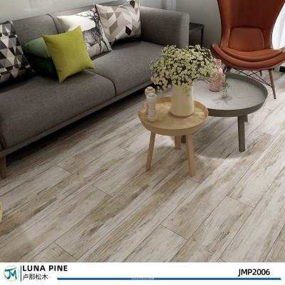 China PVC Self Adhesive Pine Wood Flooring Plank Embossed Surface 12x24 Inch 2.0mm for sale