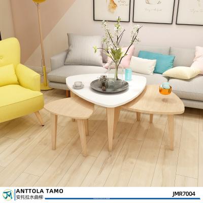 China SPC Click Wide Light Wood Plank Flooring 7x48 Inch 4.0mm Thickness for sale