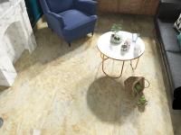 China White Marble PVC Self Adhesive Floor Tile 18x18 Inch 1.5mm Thickness 0.07mm Wearlayer for sale