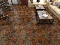 China White PVC Self Adhesive Marble Stone Square Floor Tile 12x12 Inch 1.2mm Thickness for sale