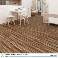 China Large Natural SPC Mixed Spelling Wood Flooring Plank 7x48 Inch for Modern Interiors for sale
