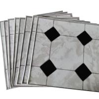 China PVC Self Adhesive Bathroom Floor Tiles 12x12 Inch 2.0mm Thickness Wearlayer 0.15mm for sale