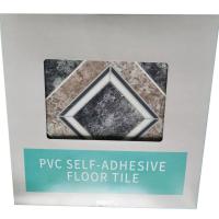 China High Gloss Bathroom Floor Self Adhesive Tiles Geometry Puzzle Square Kitchen for sale