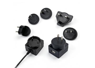 China 10W Interchangeable AC Adapter, 5V 2A USB Power Supply for IoT Devices & Smart Sensors for sale